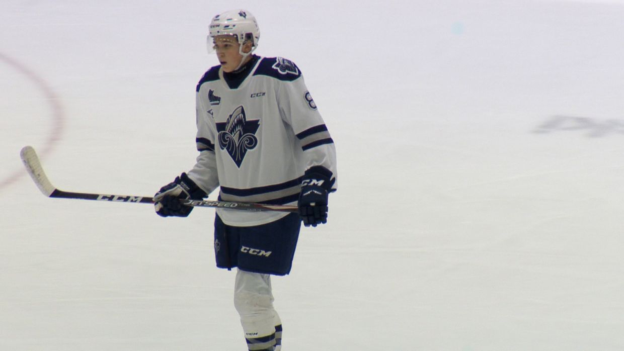 Un premier match dans la LHJMQ pour Émile Lambert - TVA CIMT CHAU