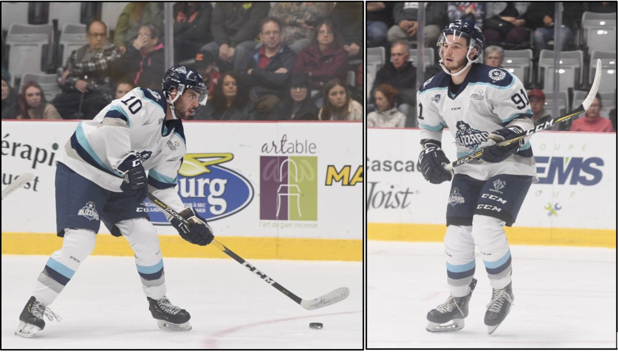 Deux victoires pour le Blizzard d'Edmundston ce week-end - TVA CIMT CHAU