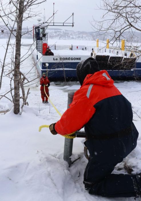 Le Corégone mis en cale sèche - TVA CIMT CHAU
