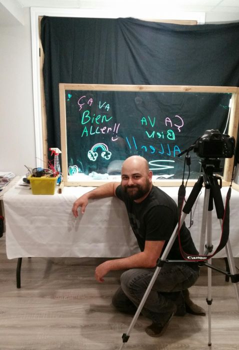 Denis Deschênes du CCNB Campus Edmundston a créé un tableau inversé qui ...