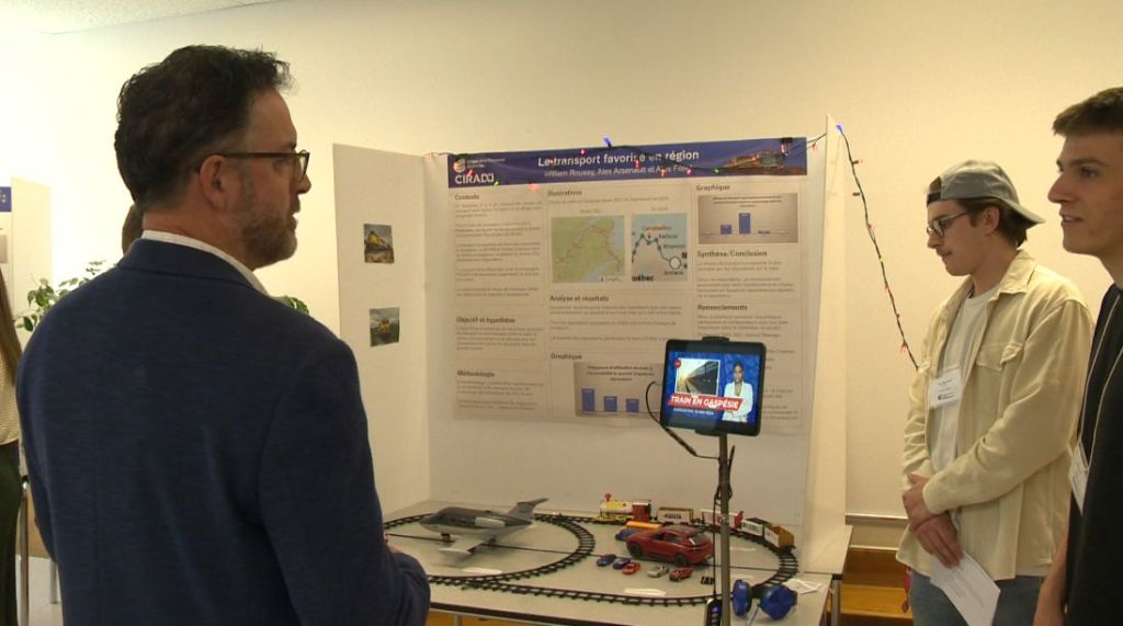 Exposition science cégep Carleton sur mer - TVA CIMT CHAU