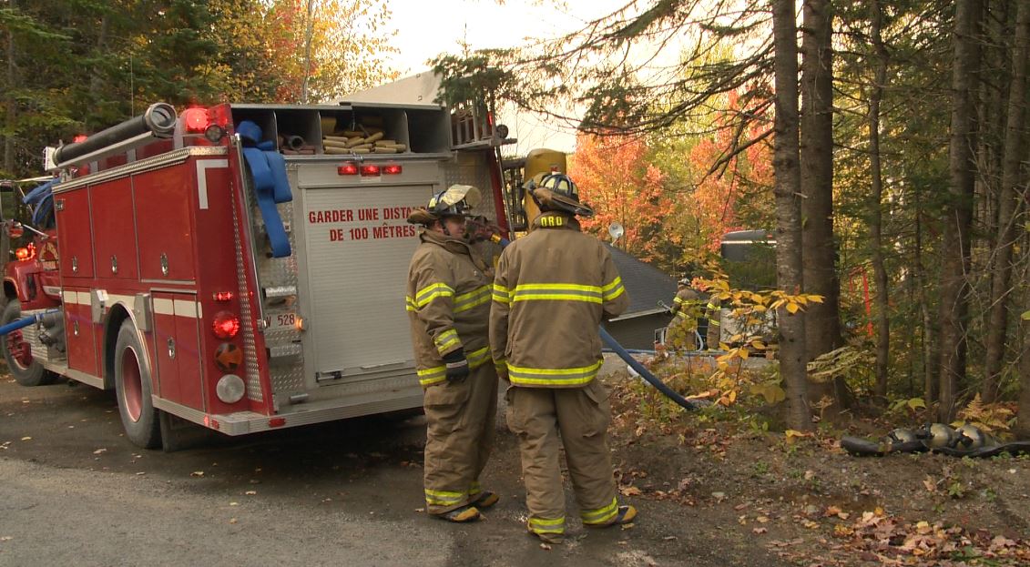 Début d'incendie dans une résidence de Lac Baker - TVA CIMT CHAU