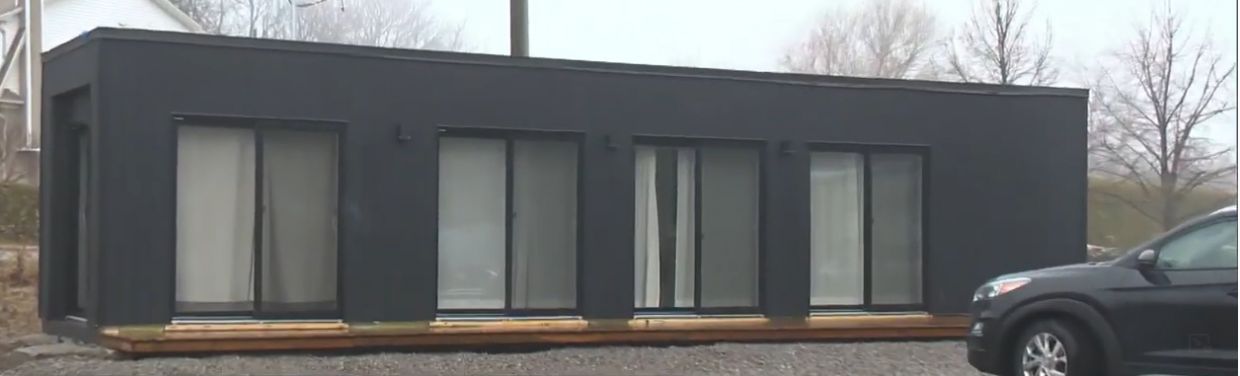 Les unités modulaires ont été installées dans Charlevoix - TVA CIMT CHAU