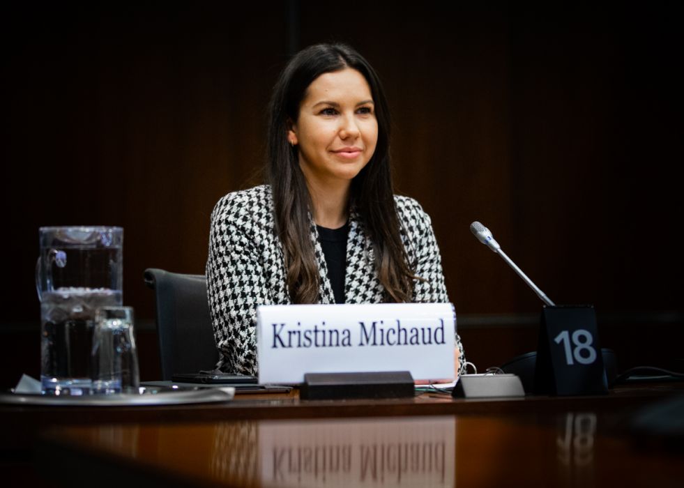 Kristina Michaud fait son bilan de la COP26 à Glasgow - TVA CIMT CHAU