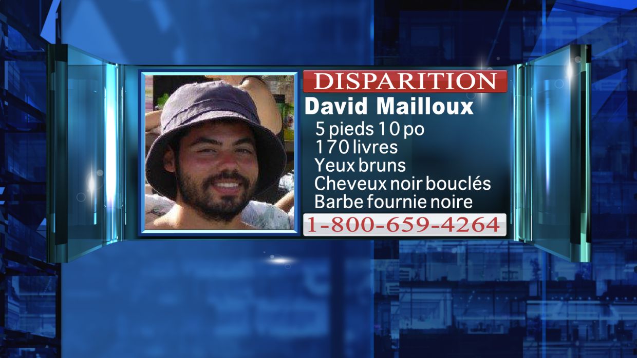 David Mailloux est toujours porté disparu - TVA CIMT CHAU