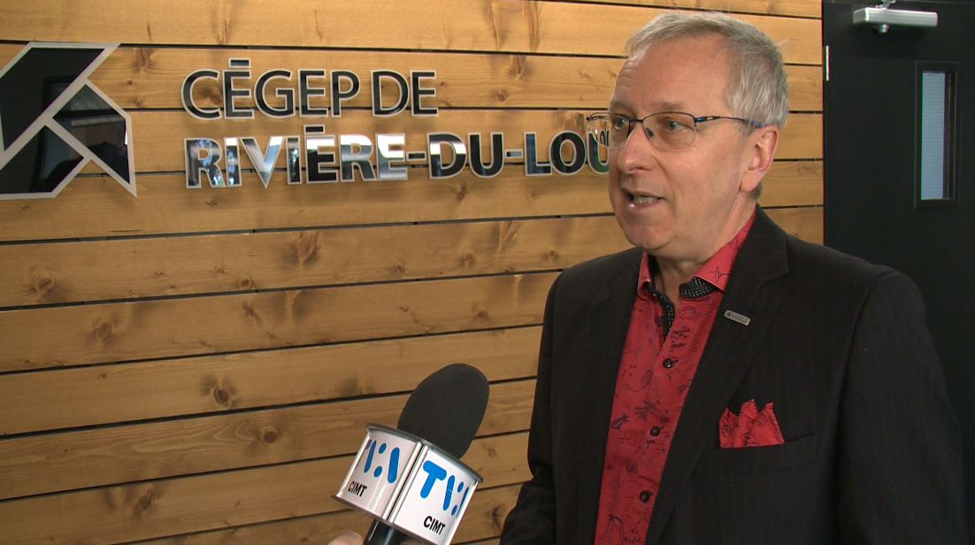 René Gingras, dg Cégep de Rivière-du-Loup - TVA CIMT CHAU