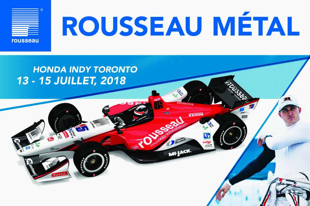 Les couleurs de Rousseau Métal inc. au Honda Indy de Toronto - TVA CIMT ...