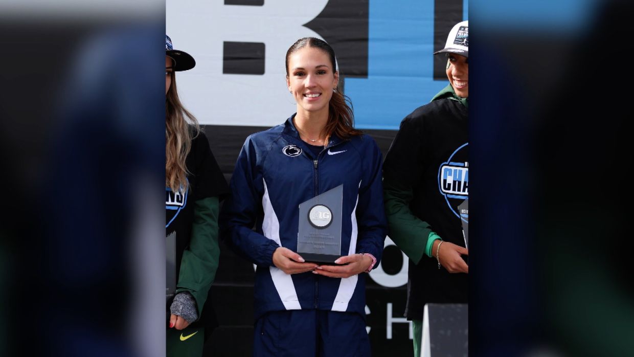 Florence Caron brille au championnat de cross-country du Big Ten - TVA ...
