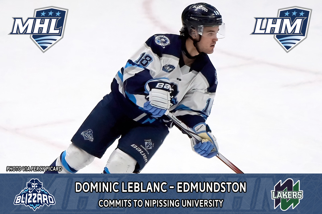 Blizzard d'Edmundston : Dominic Leblanc rejoindra l'Université ...