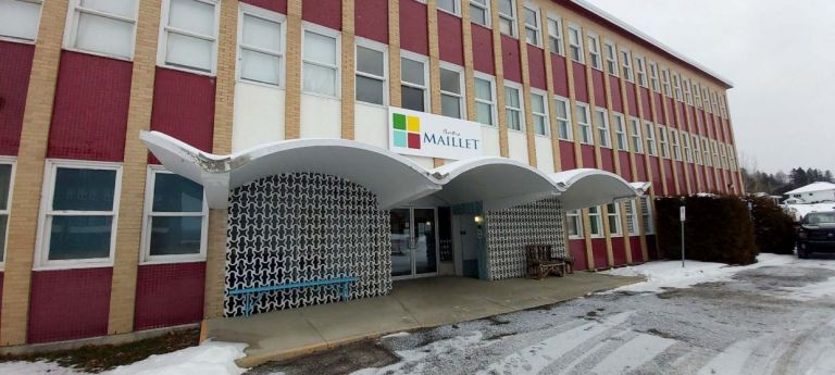 façade centre maillet saint-basile (hiver 2021) - TVA CIMT CHAU