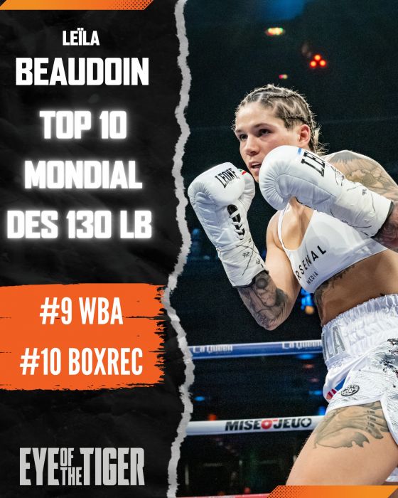 Boxe : Leïla Beaudoin perce le top 10 mondial de la WBA - TVA CIMT CHAU